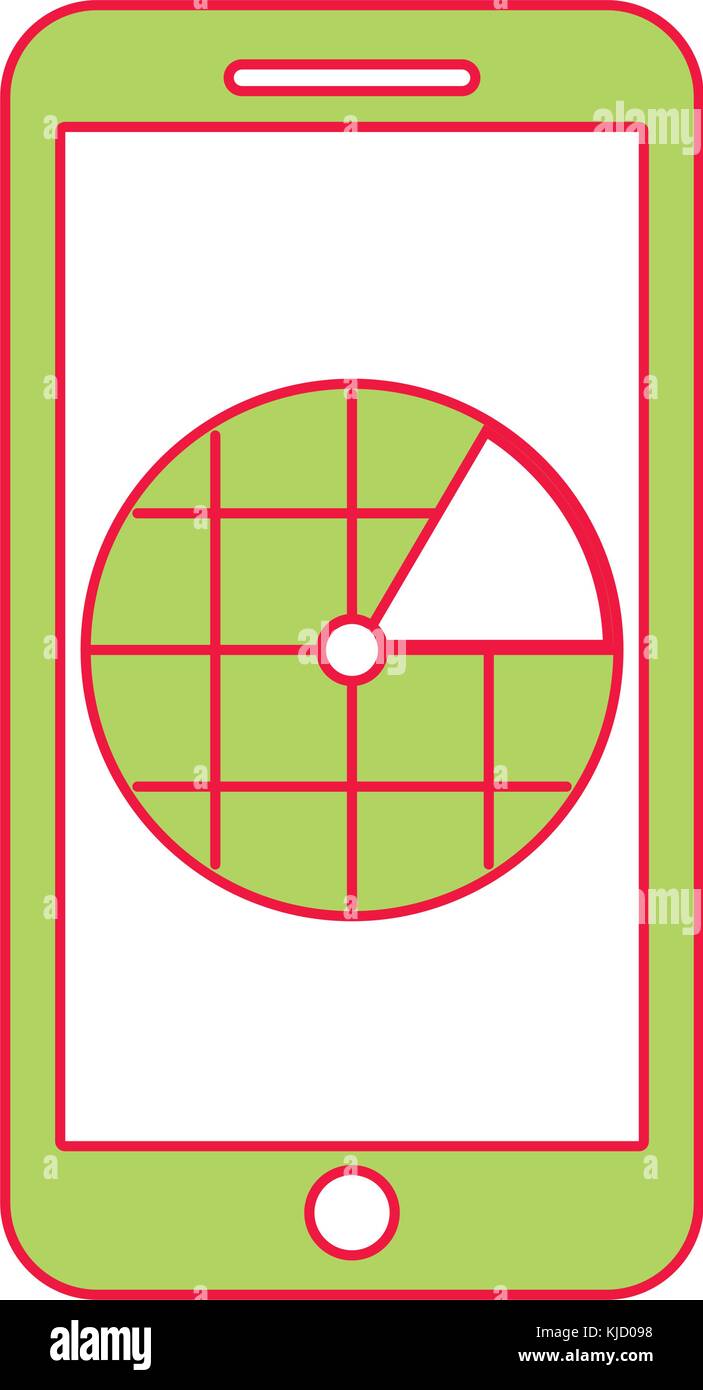 smartphone gps navigation screen blank app Stock Vector Image & Art - Alamy