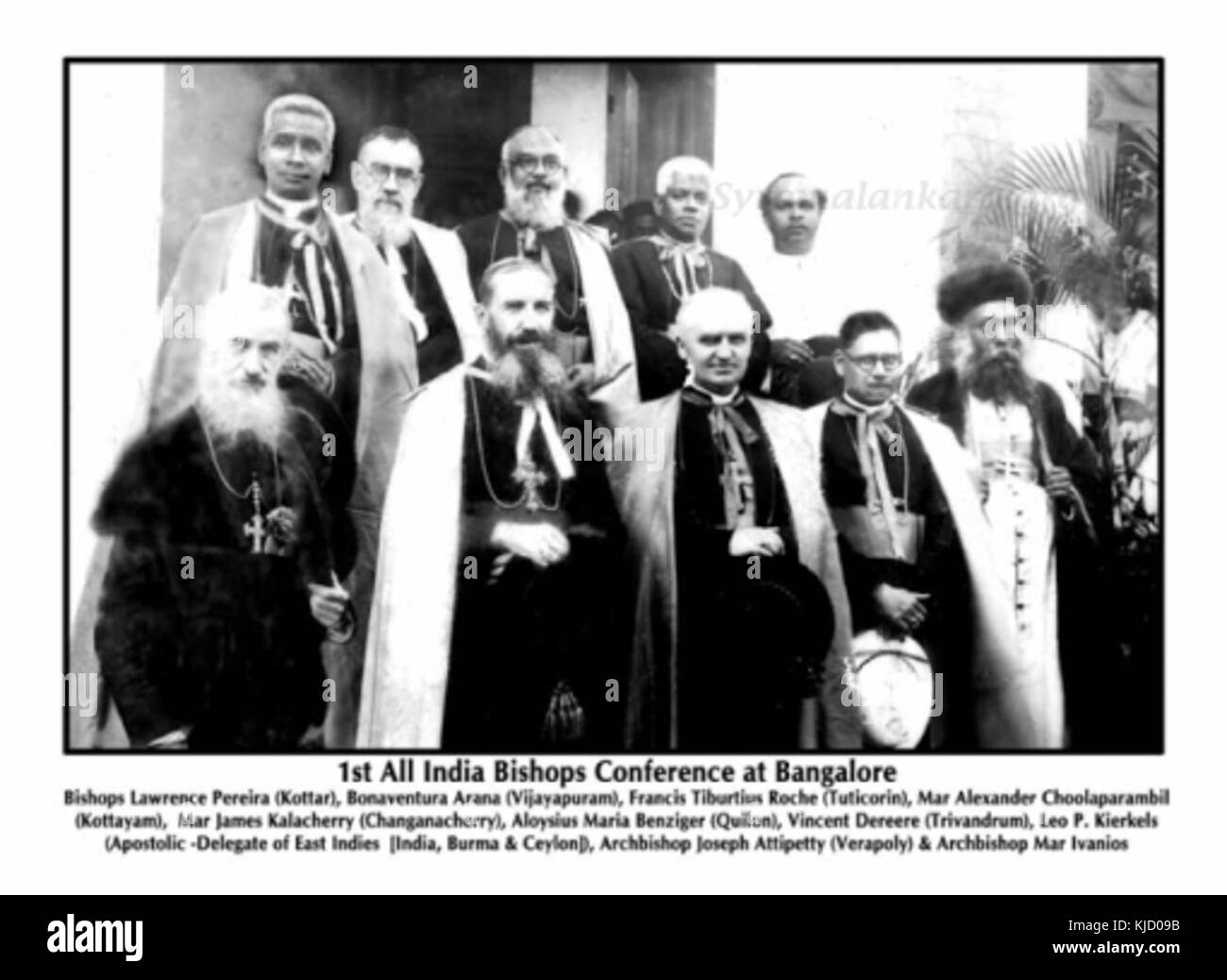 Bischof Benziger Quilon Stock Photo - Alamy