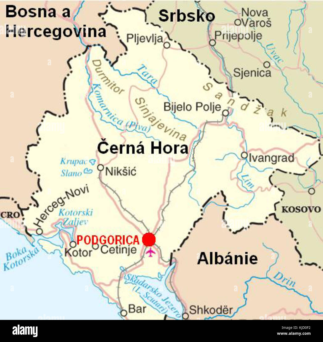 CG mapa PG Stock Photo - Alamy