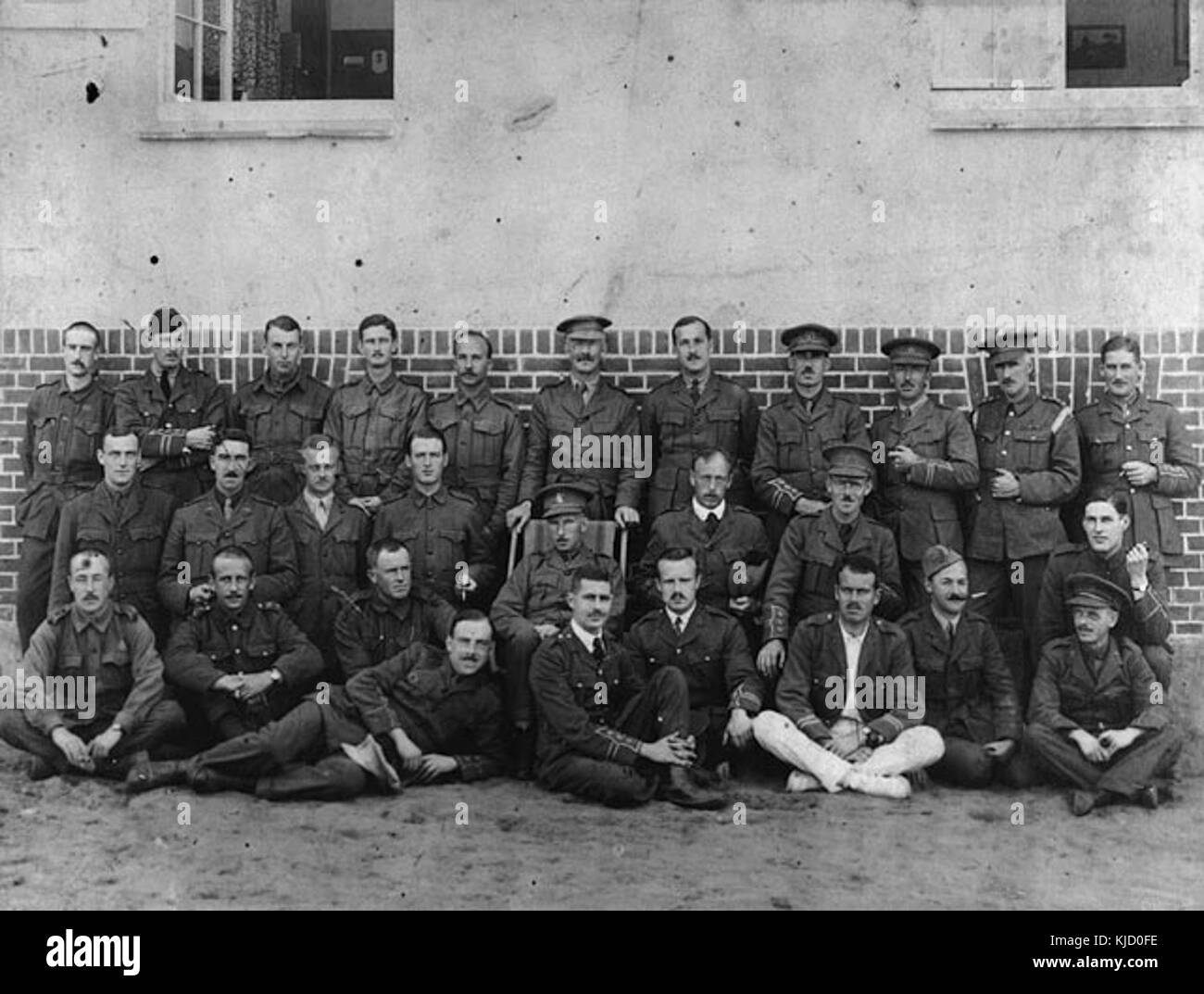 Canadian WWI POWs in Crefeld 1917 Stock Photo - Alamy