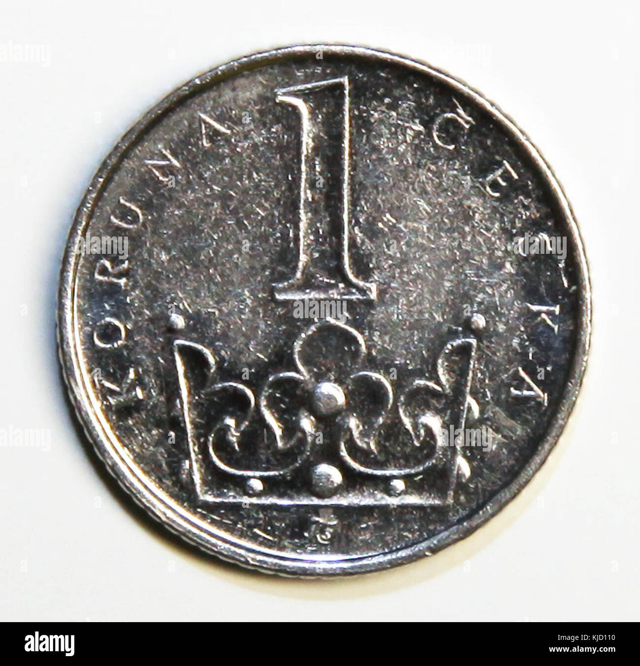 Coin 1 Kc reverse Stock Photo - Alamy