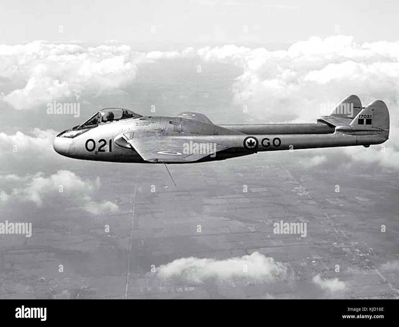Raf de havilland vampire hi-res stock photography and images - Alamy