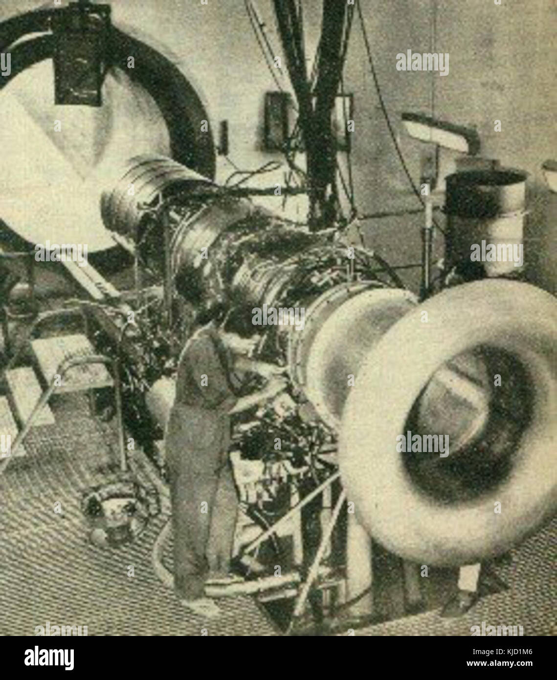 Brandner E 300 engine Stock Photo - Alamy