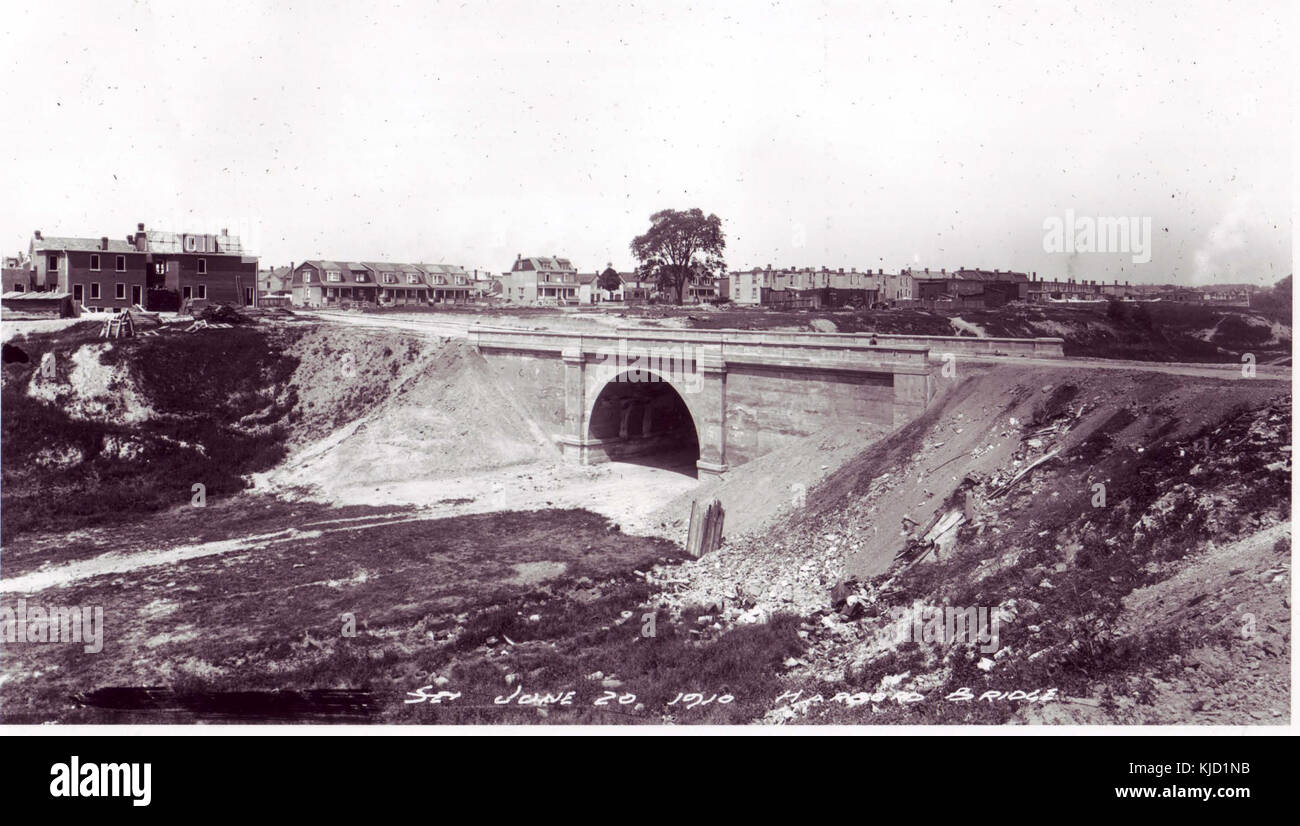 Bridge at Harbord, over Garrison Creek, Toronto Stock Photo - Alamy