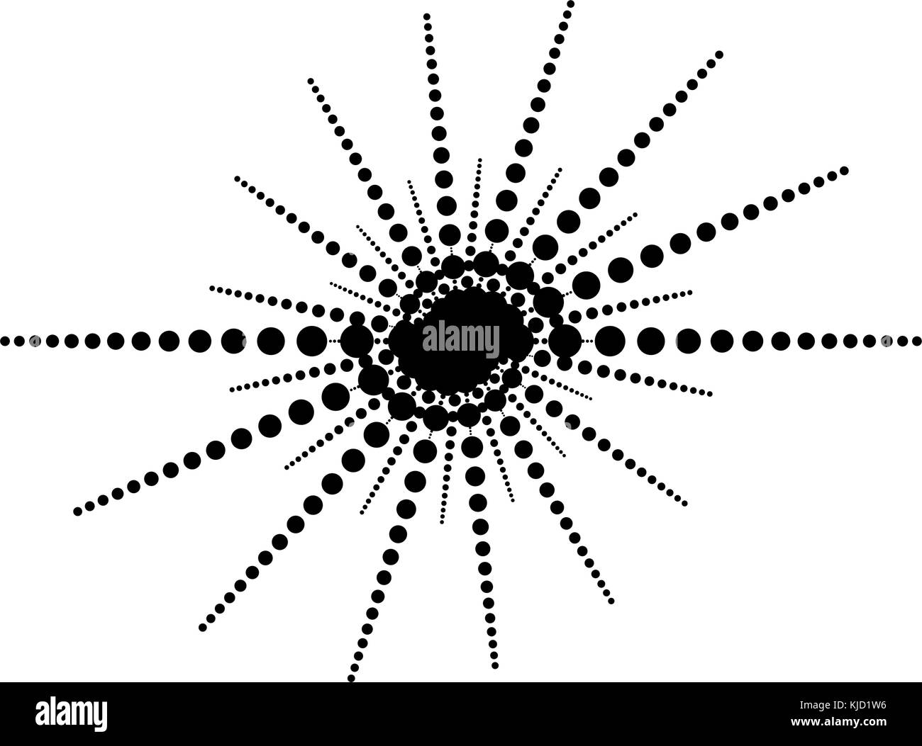 dot line simple footer border sun shape vector design Stock Vector ...