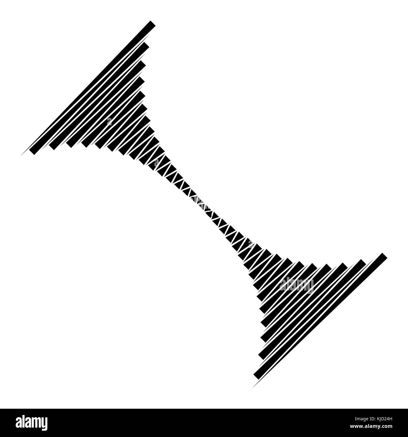 stripes design icon vector geometric shape symbol Stock Vector Image ...