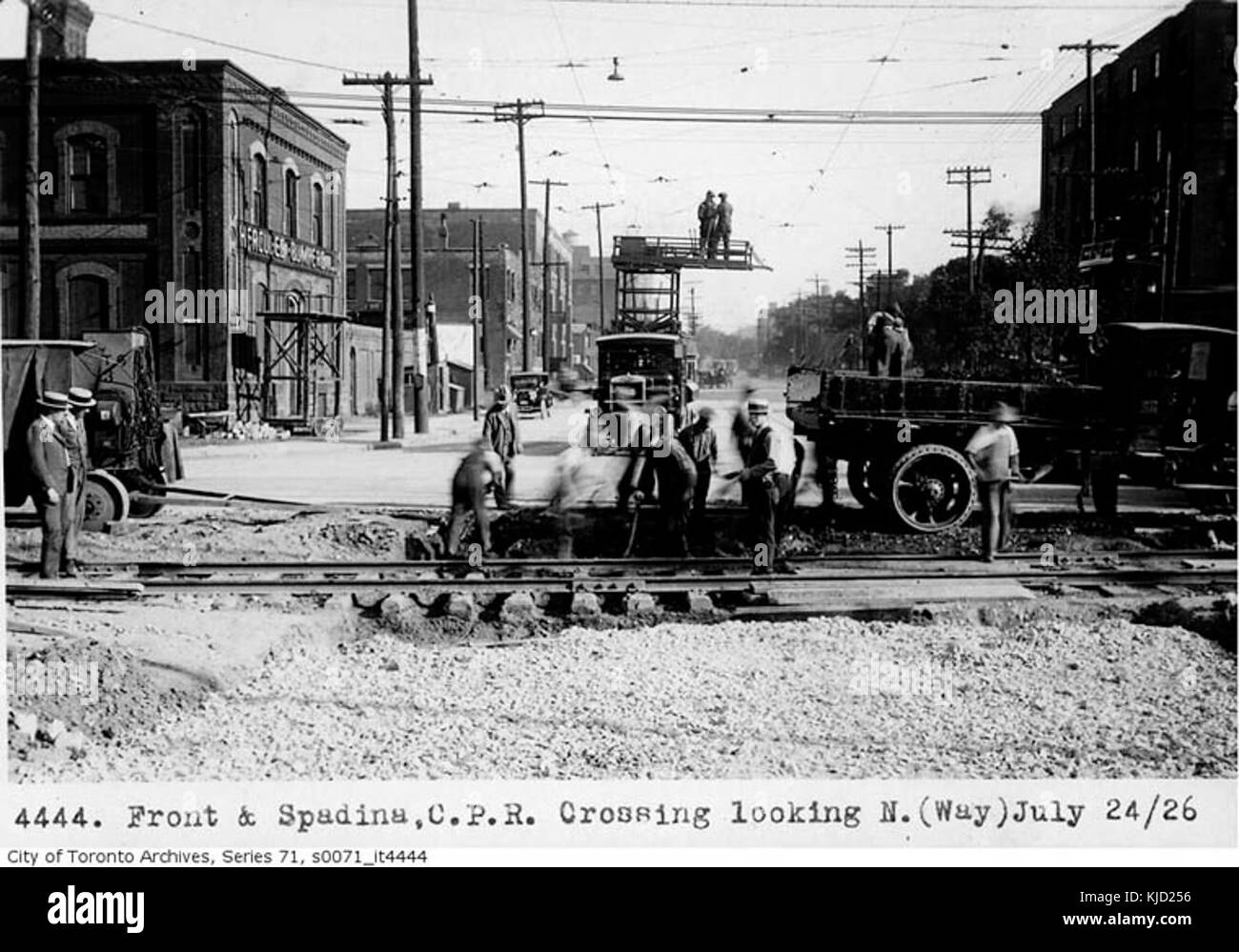 Front and Spadina 1926 d Stock Photo - Alamy