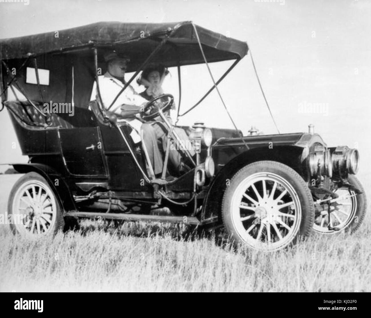 Russell Motor Car 1908 Stock Photo - Alamy