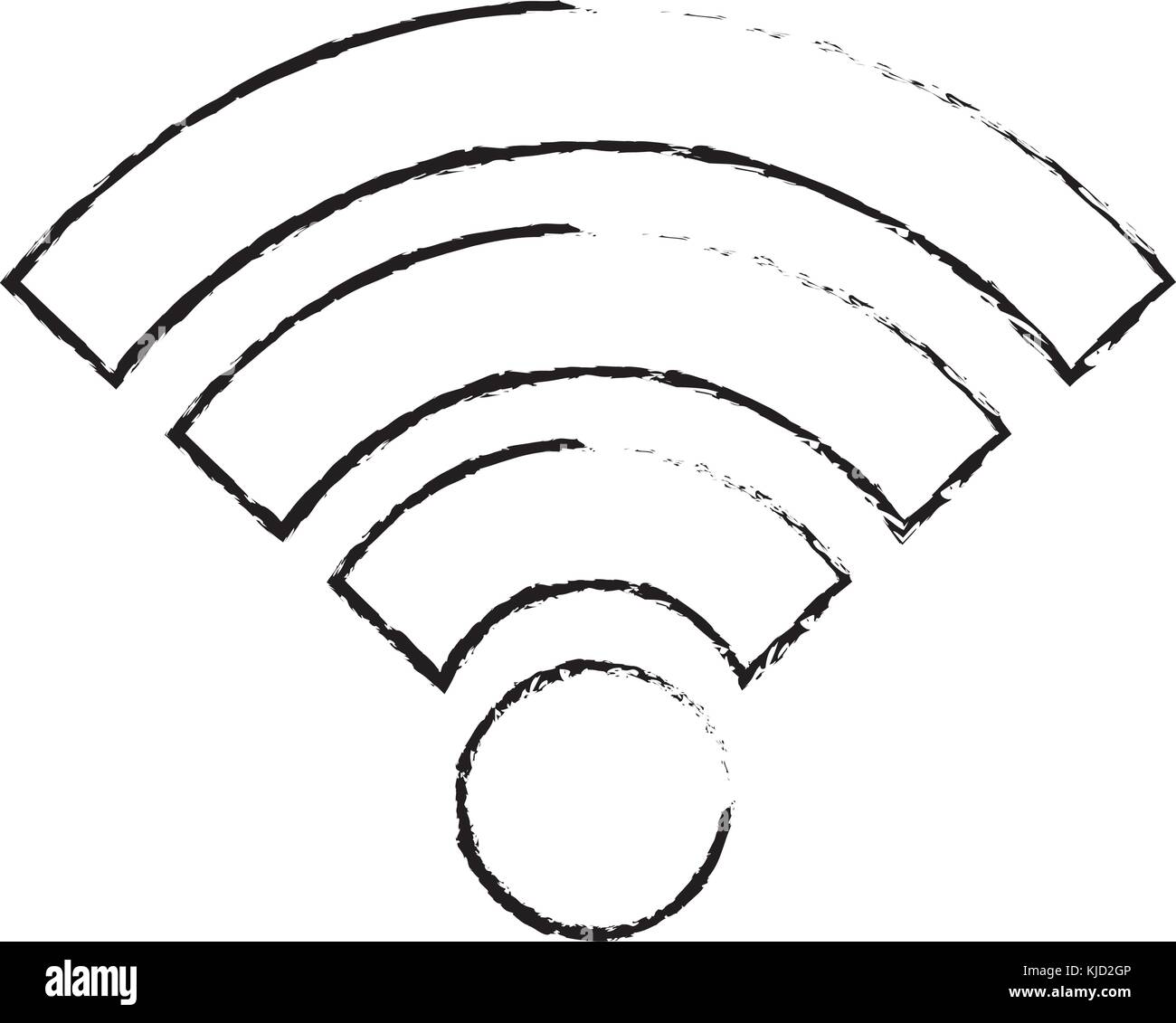 wifi internet connection signal wave Stock Vector Image & Art - Alamy
