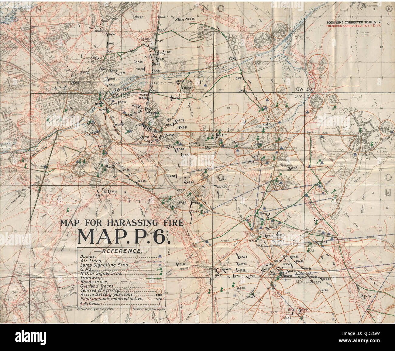 Artillery maps hi-res stock photography and images - Alamy