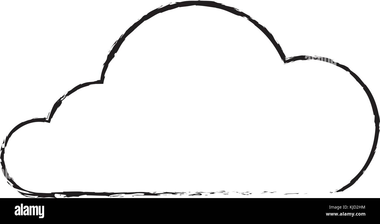 Illustration mobile device cloud storage Black and White Stock Photos ...