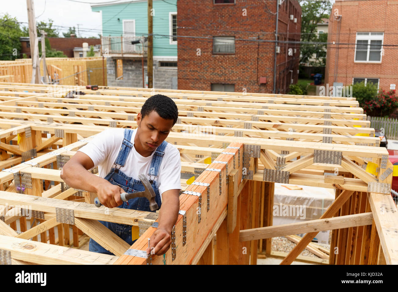 Construction hammering framework hi-res stock photography and images ...
