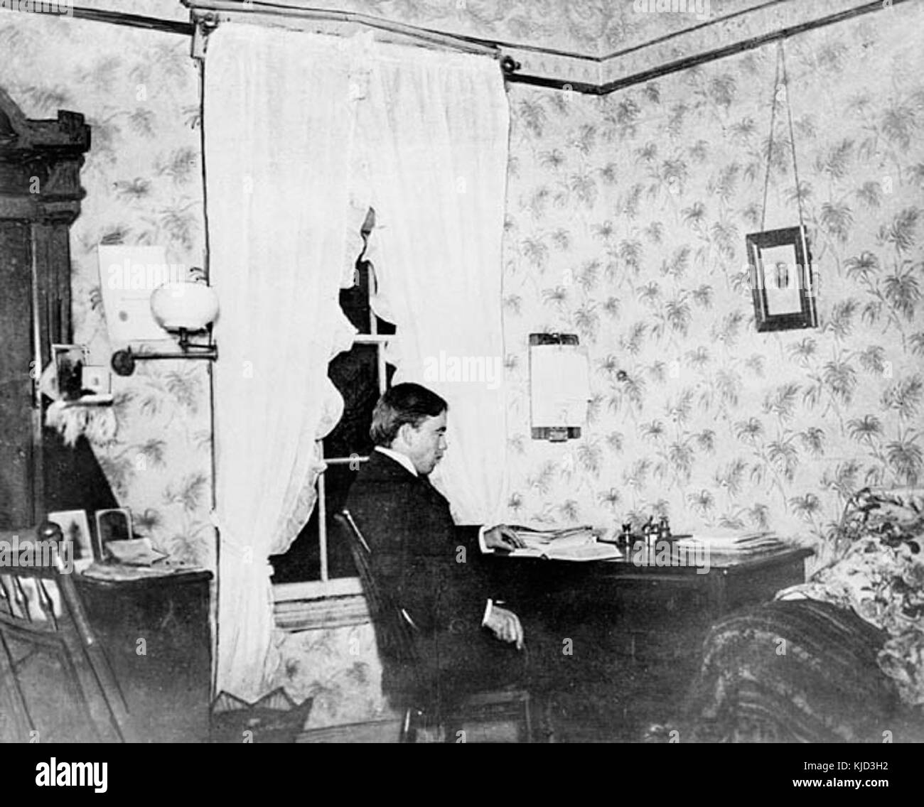 This image depicts a student studying at Harvard University, presumably engaging with academic ...