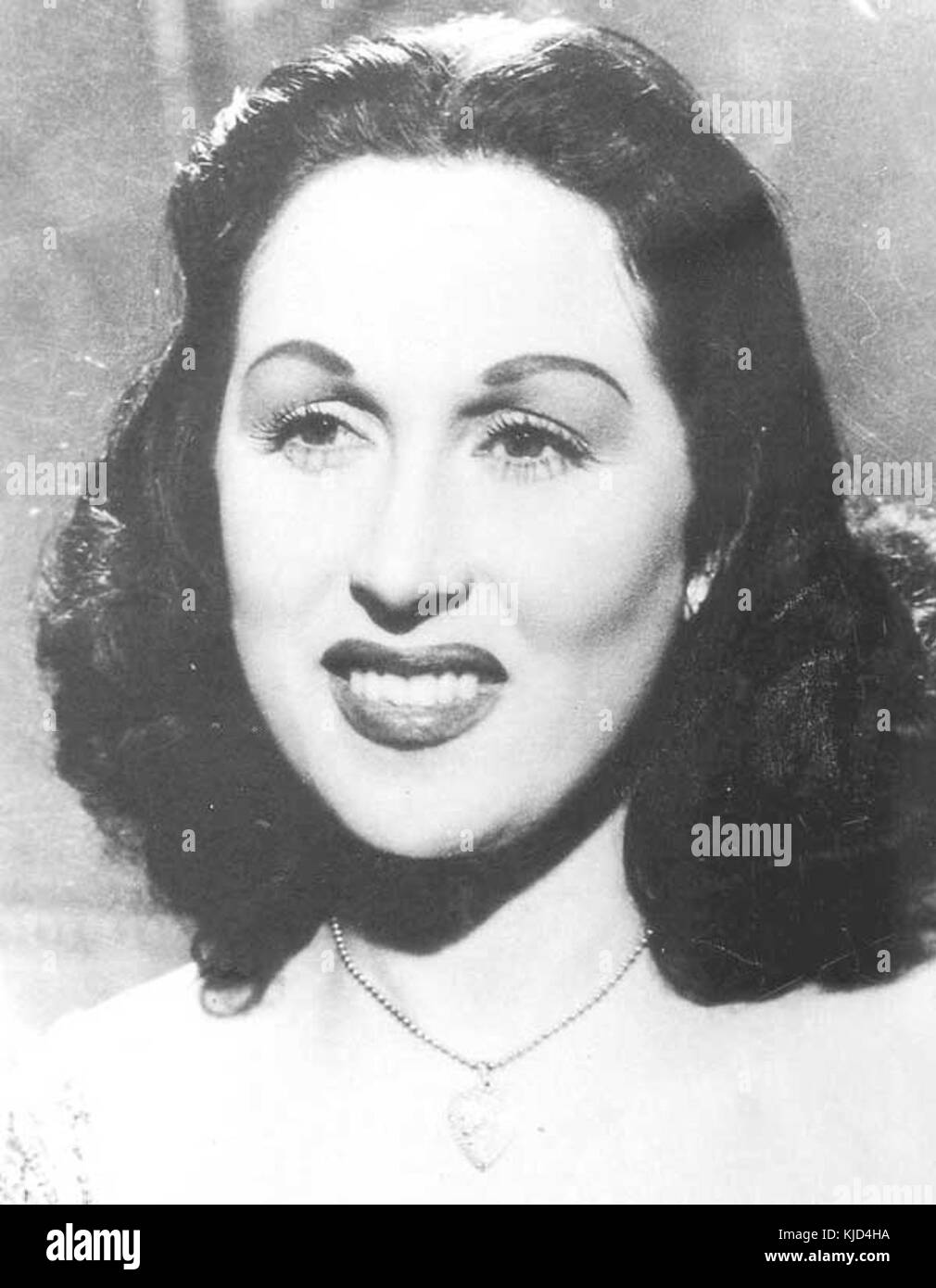 Leila Mourad, a famous Egyptian singer and actress, is captured in this ...