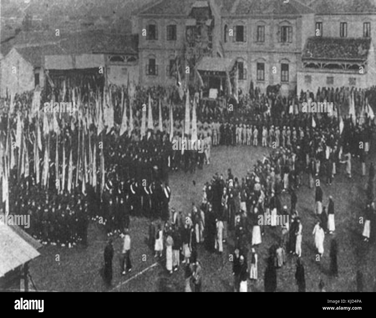 Ningbo, a coastal city in China, celebrates the foundation of the ...