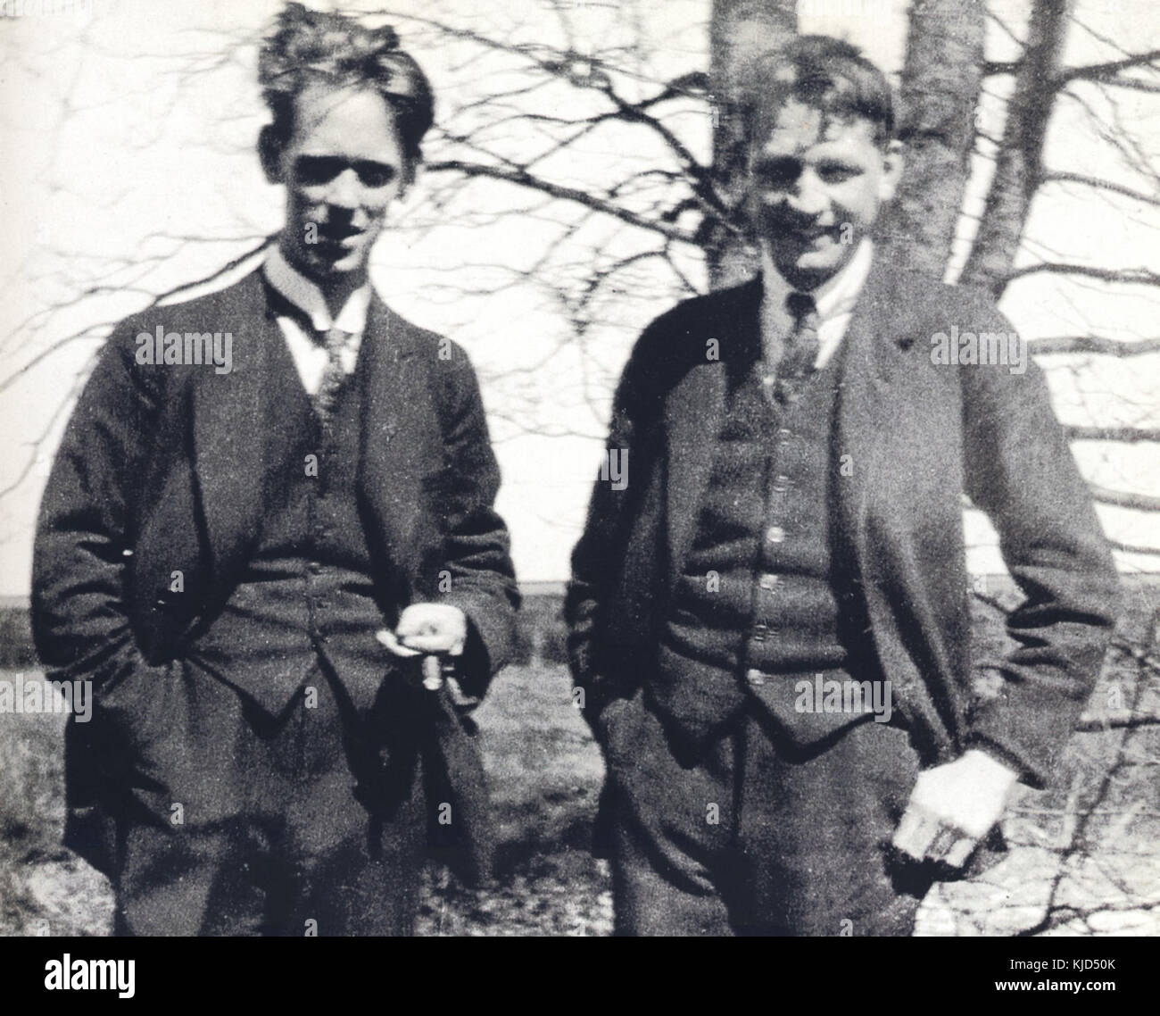 Peter Bang og Svend Olufsen Stock Photo - Alamy