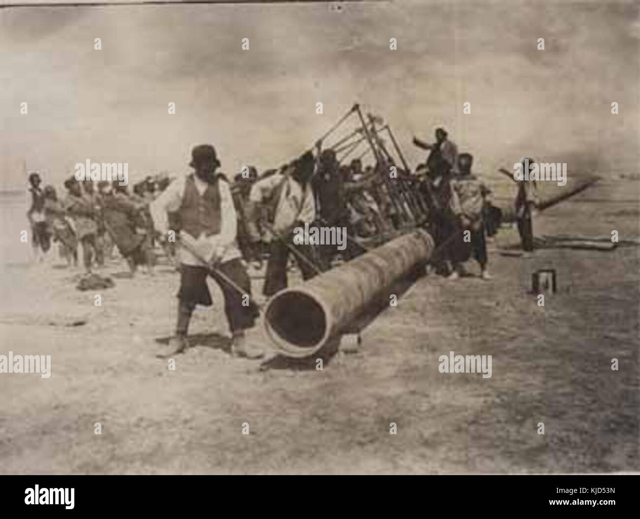 Pipeline of Well number one Stock Photo - Alamy