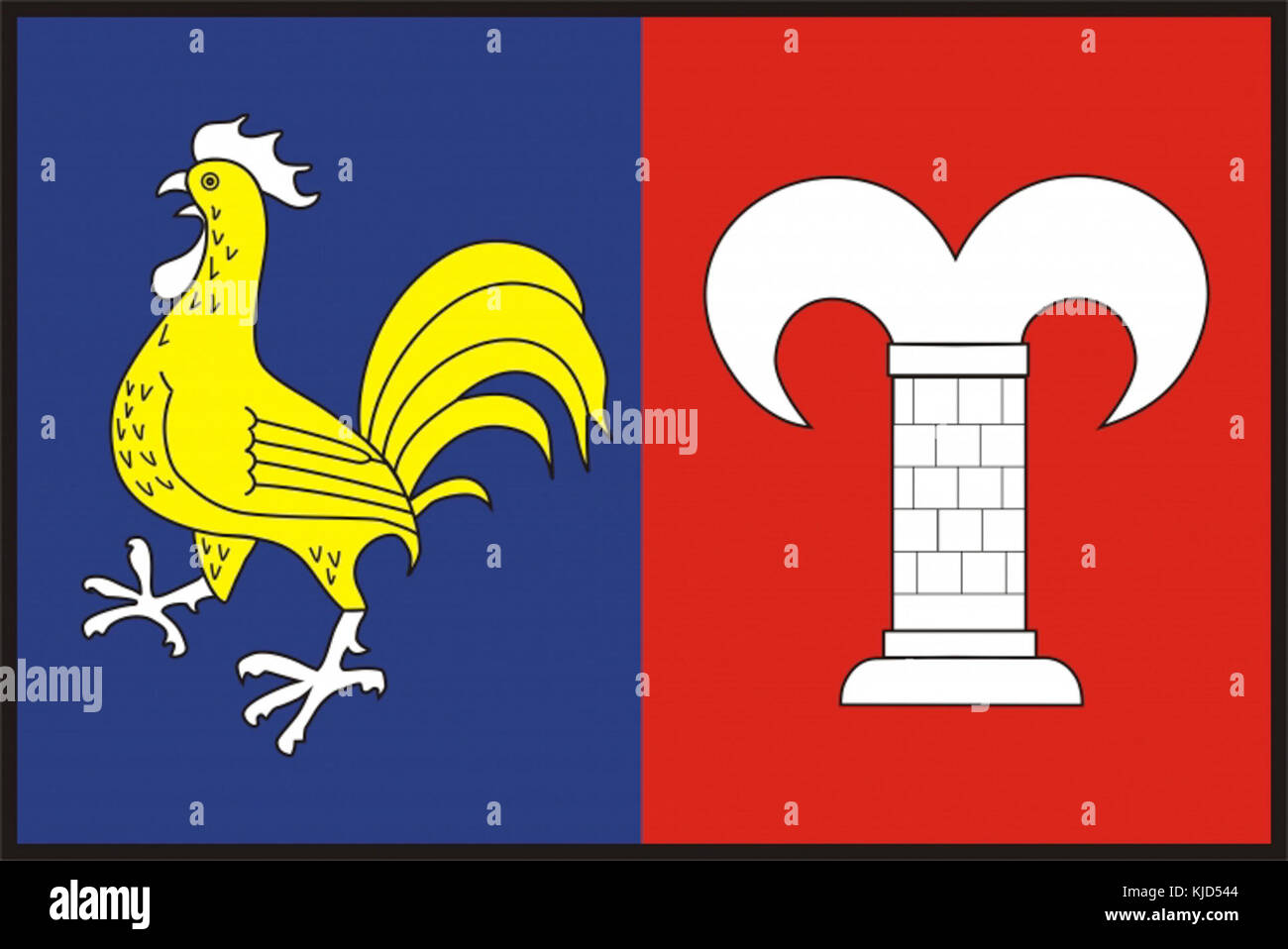 Petrovice TR flag Stock Photo - Alamy