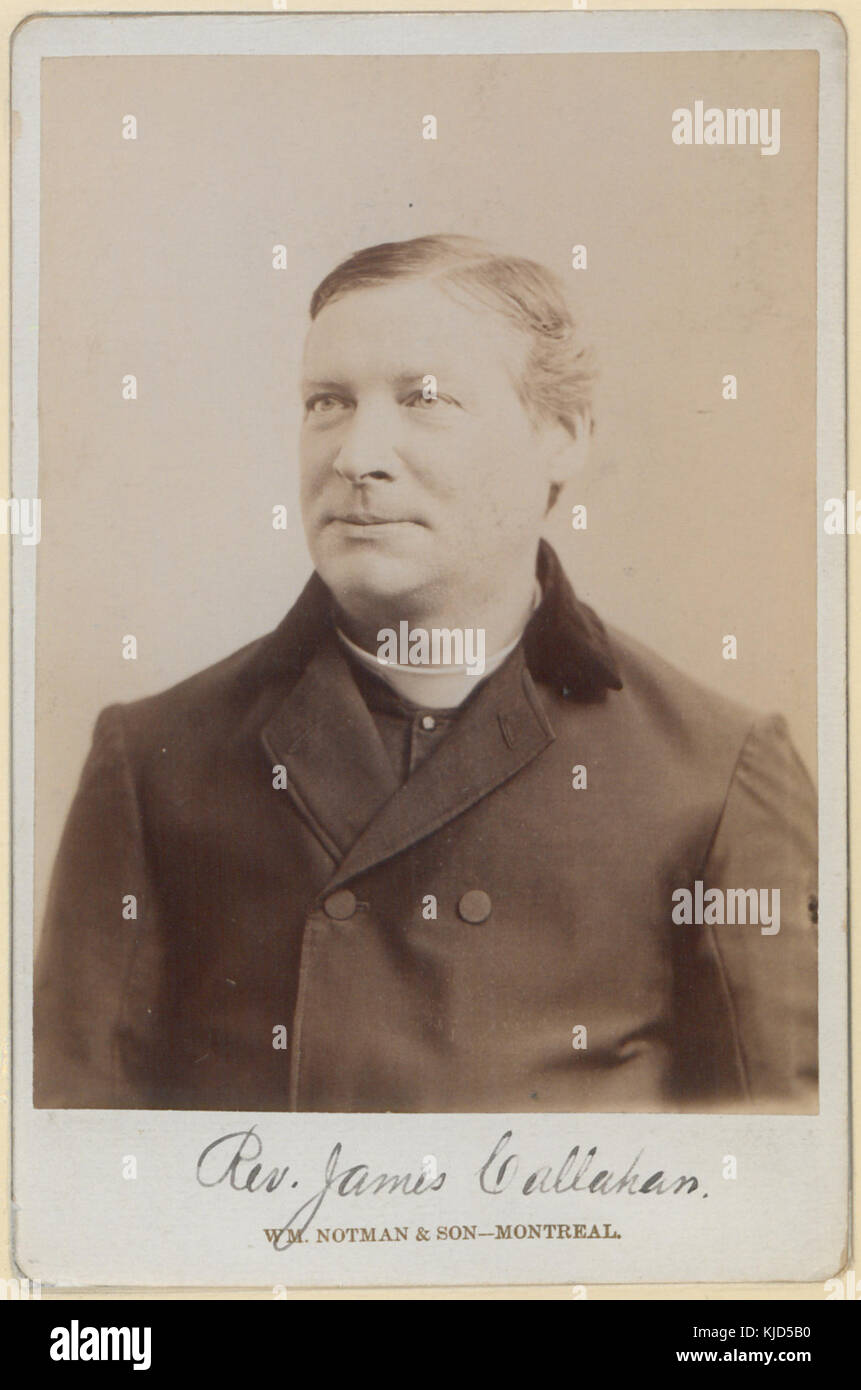 Rev James Callahan Photo A (HS85 10 8672 Stock Photo - Alamy