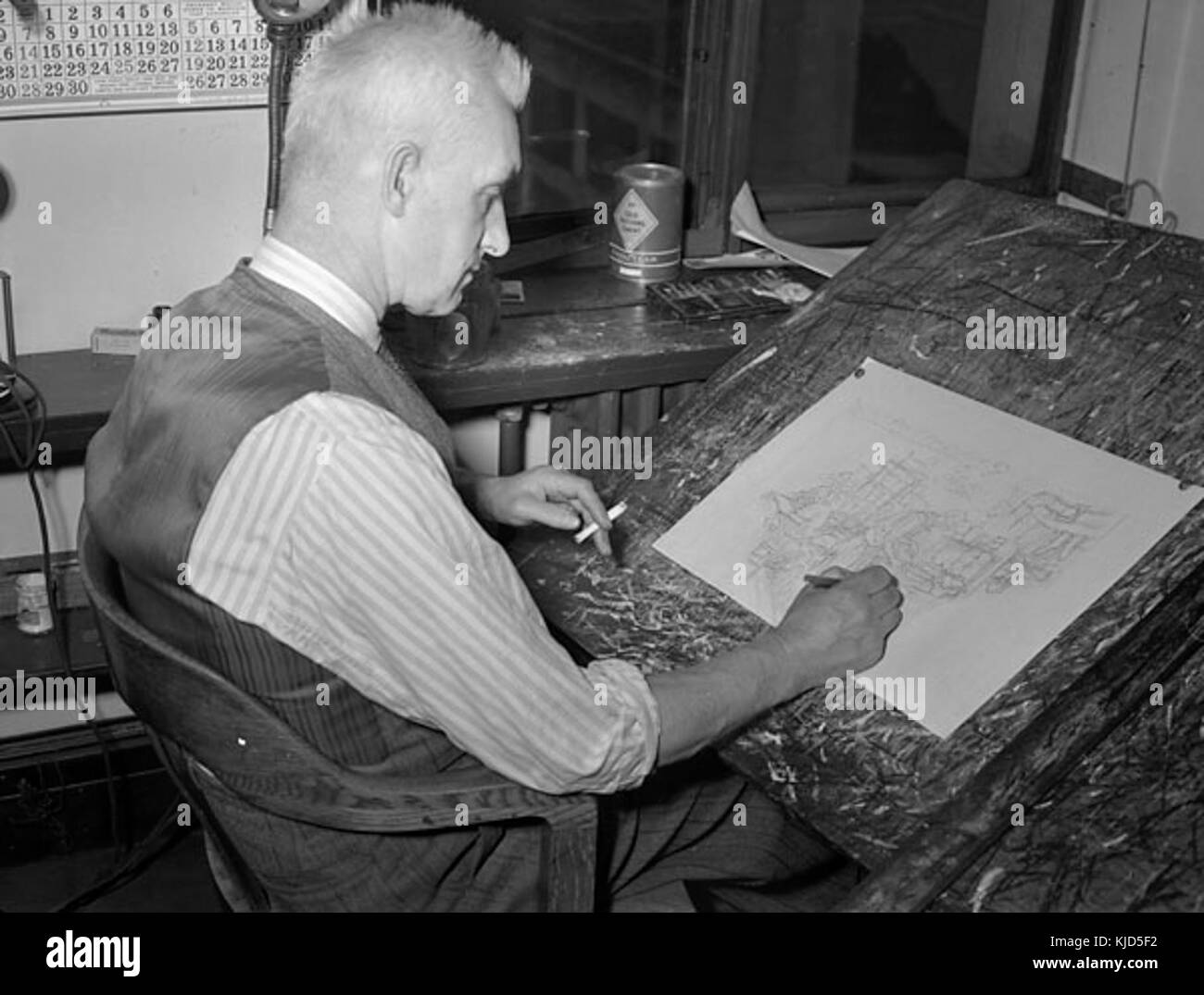 Jimmy Frise by Raymond Alan Munro 1943 Stock Photo - Alamy