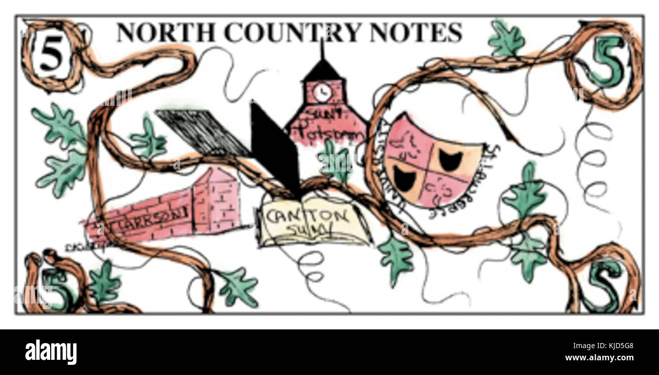 North Country Notes 05 back Stock Photo - Alamy