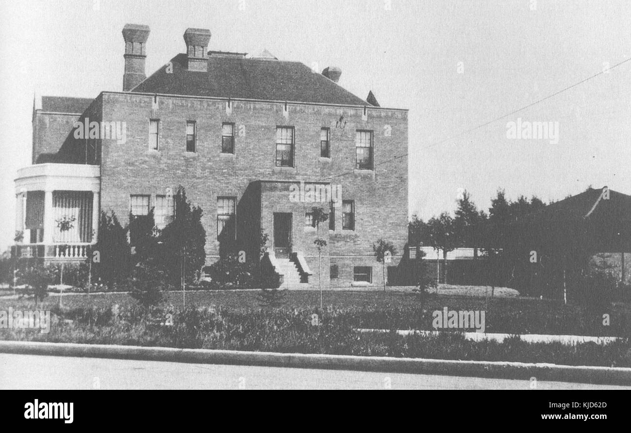 Southwest view of Rutherford House Stock Photo - Alamy