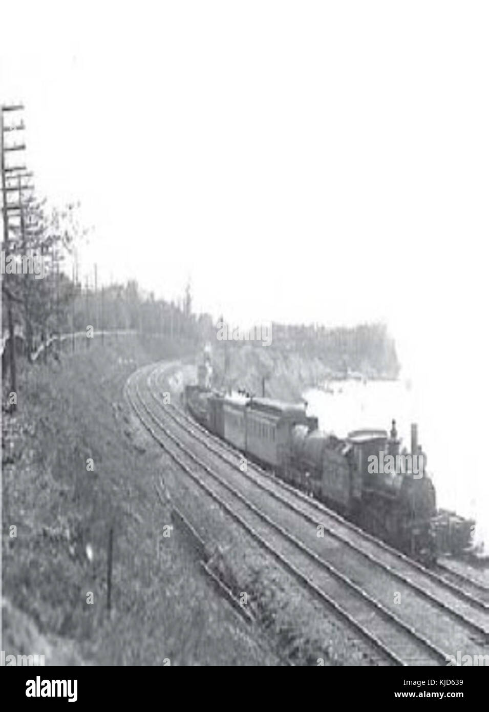 Sunnyside Trains 1910 Stock Photo - Alamy