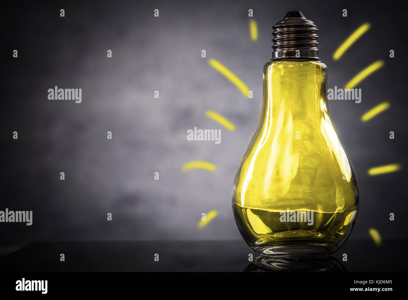 Innovative idea and new concept,bulb Stock Photo - Alamy