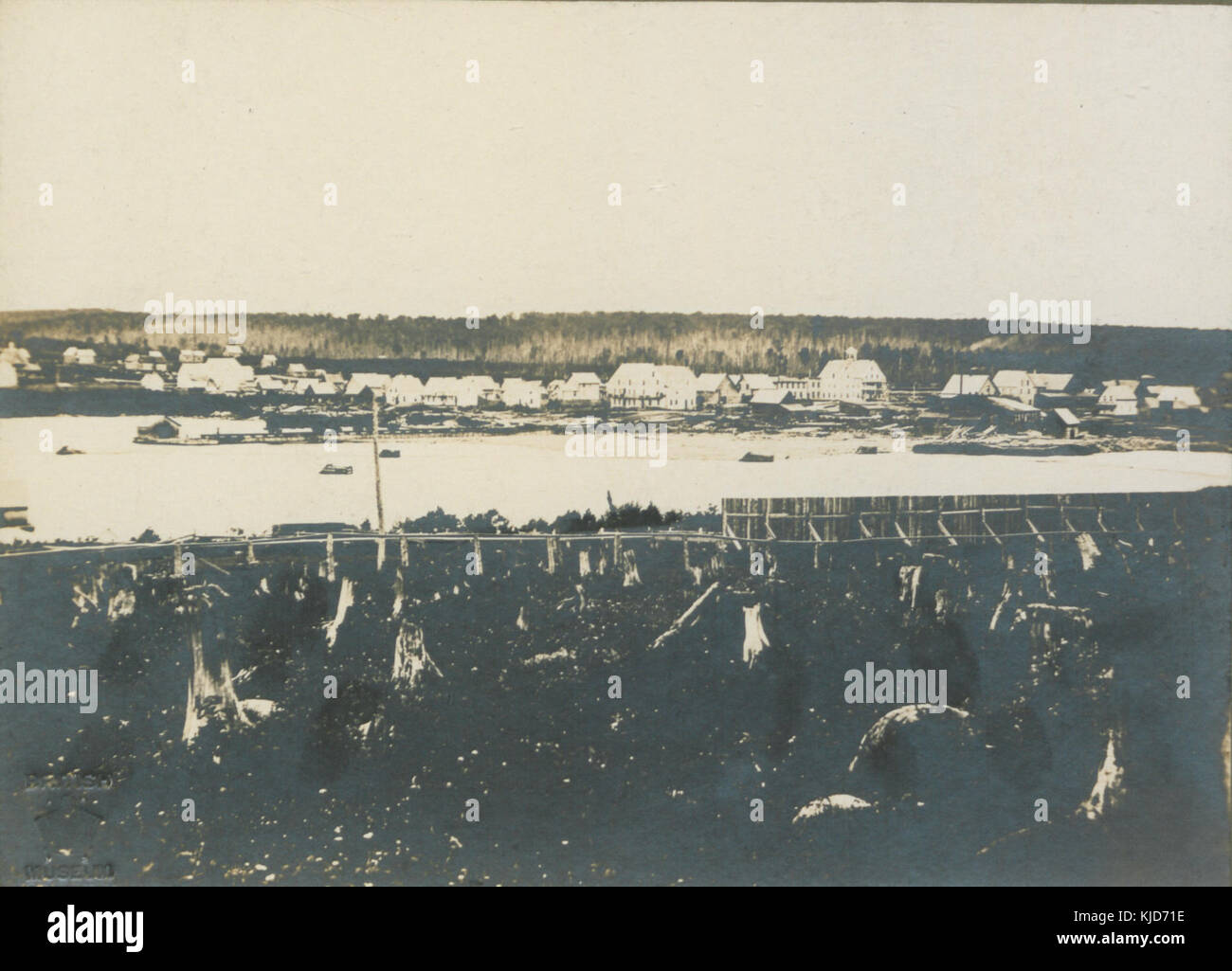 Village of Megantic, Quebec June 1888 (HS85 10 19480 Stock Photo - Alamy