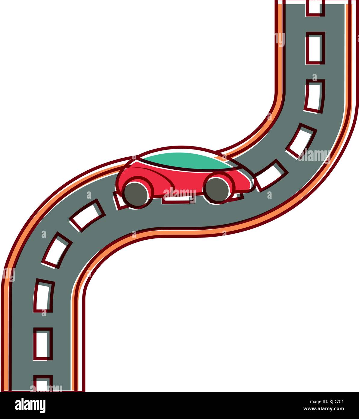 car road street highway direction plan Stock Vector Image & Art - Alamy