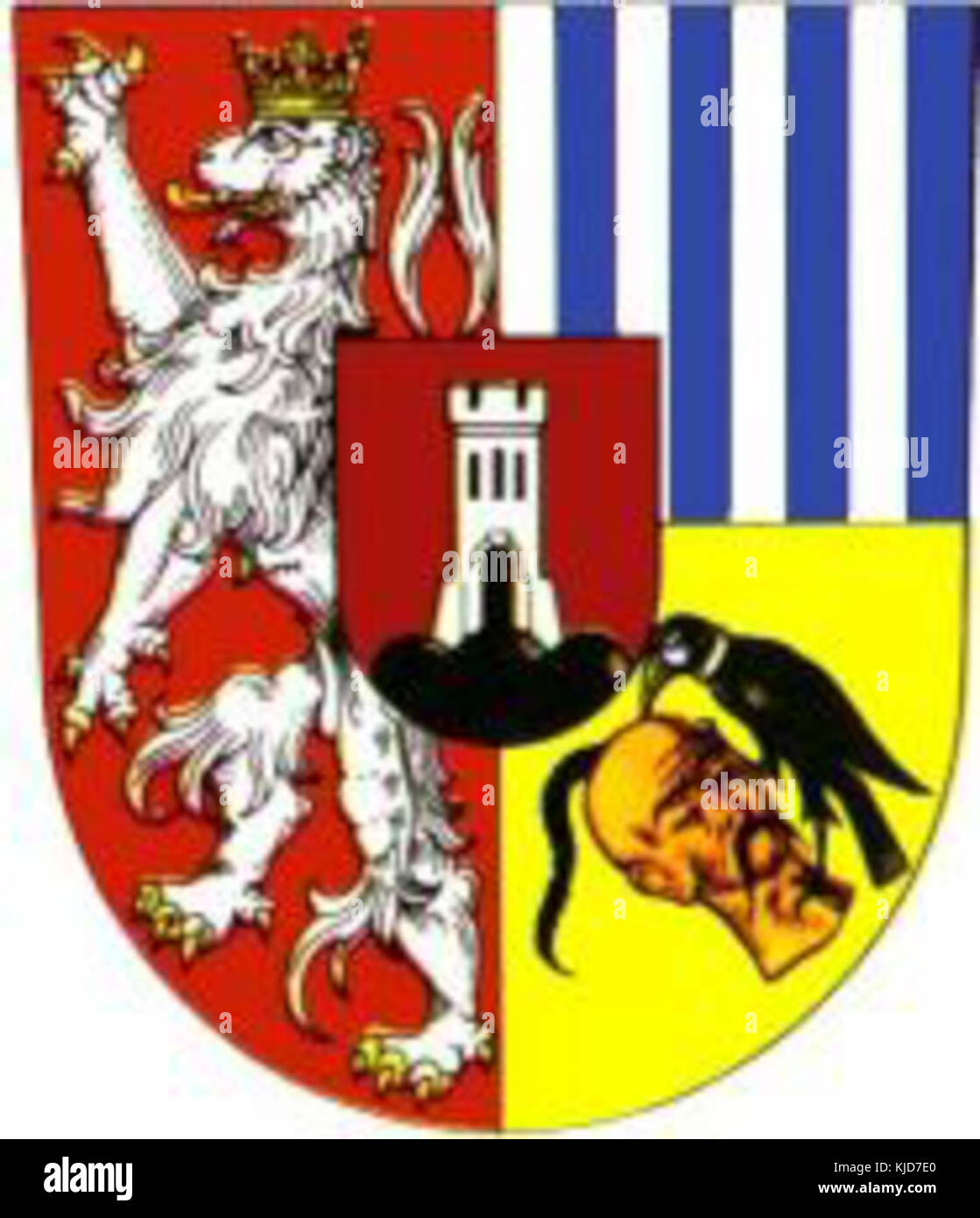 Znak Mesta Protivin Stock Photo - Alamy