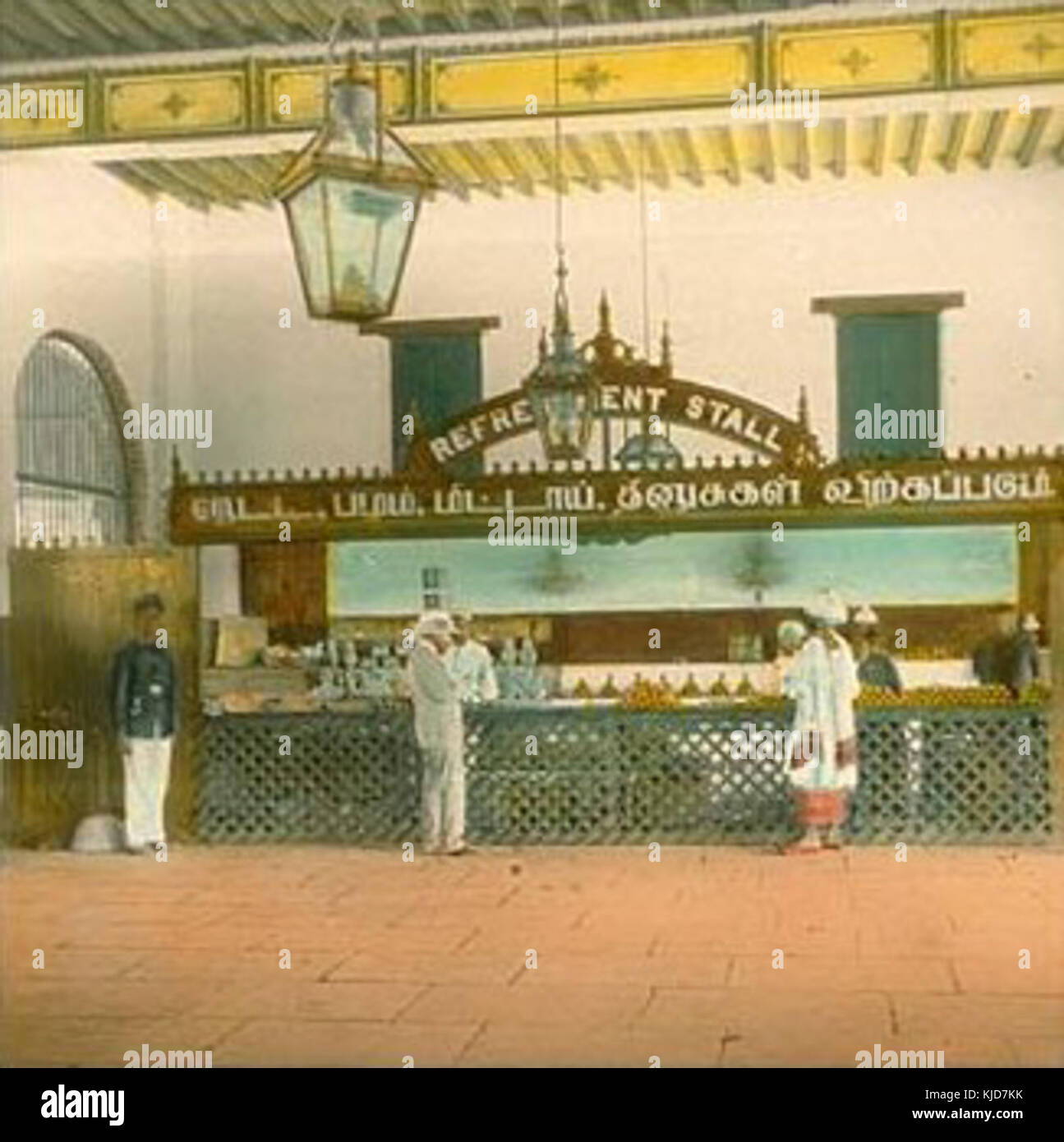 William Henry Jackson Refreshment stall Stock Photo - Alamy