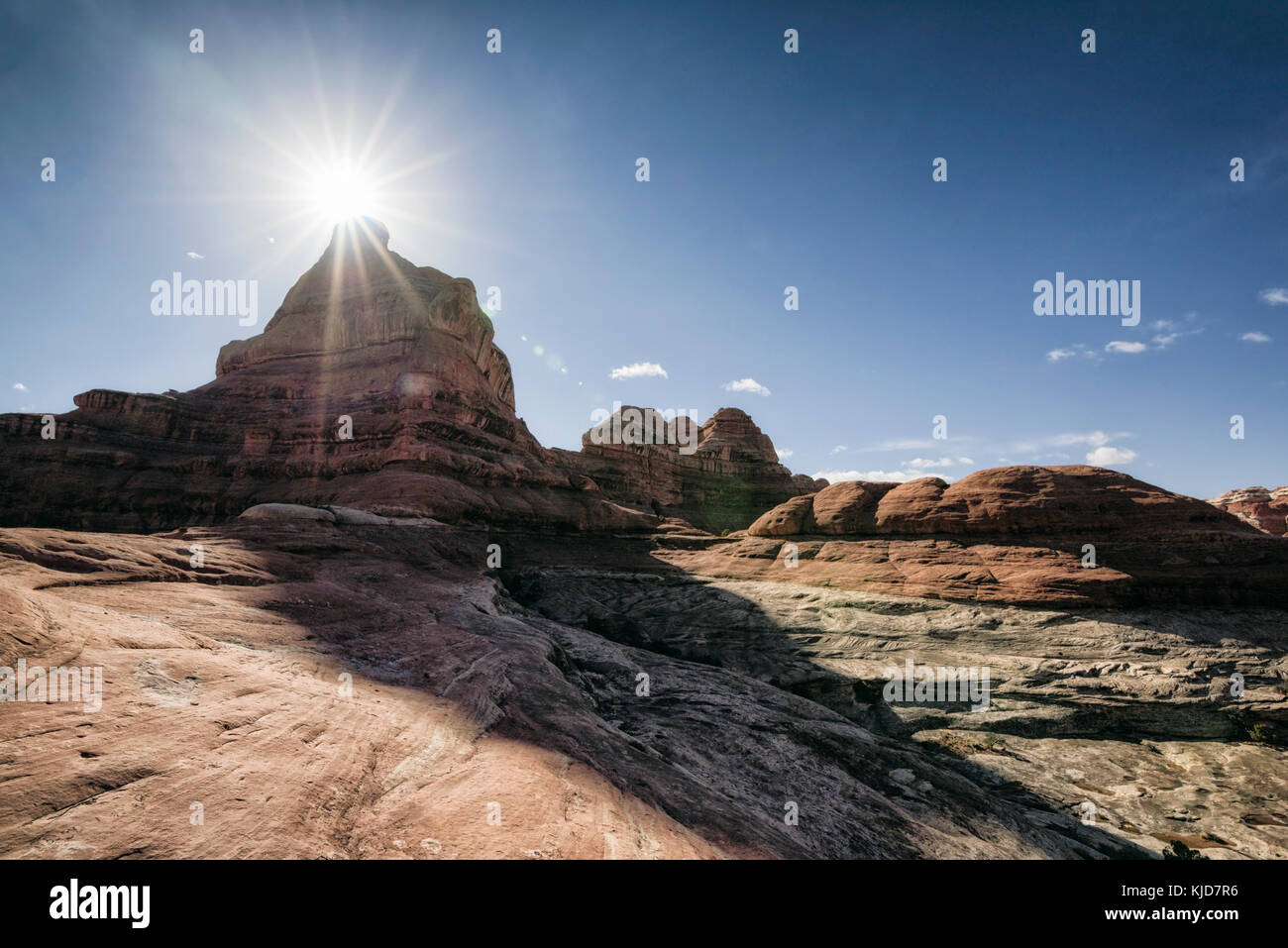 "Sun over desert in Moab, Utah, United States Stock Photo - Alamy