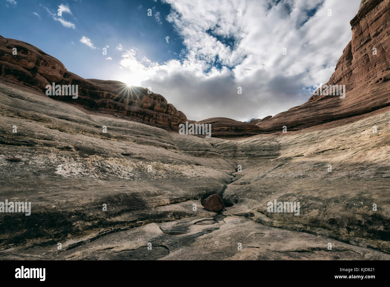 "Clouds over canyon in Moab, Utah, United States Stock Photo - Alamy