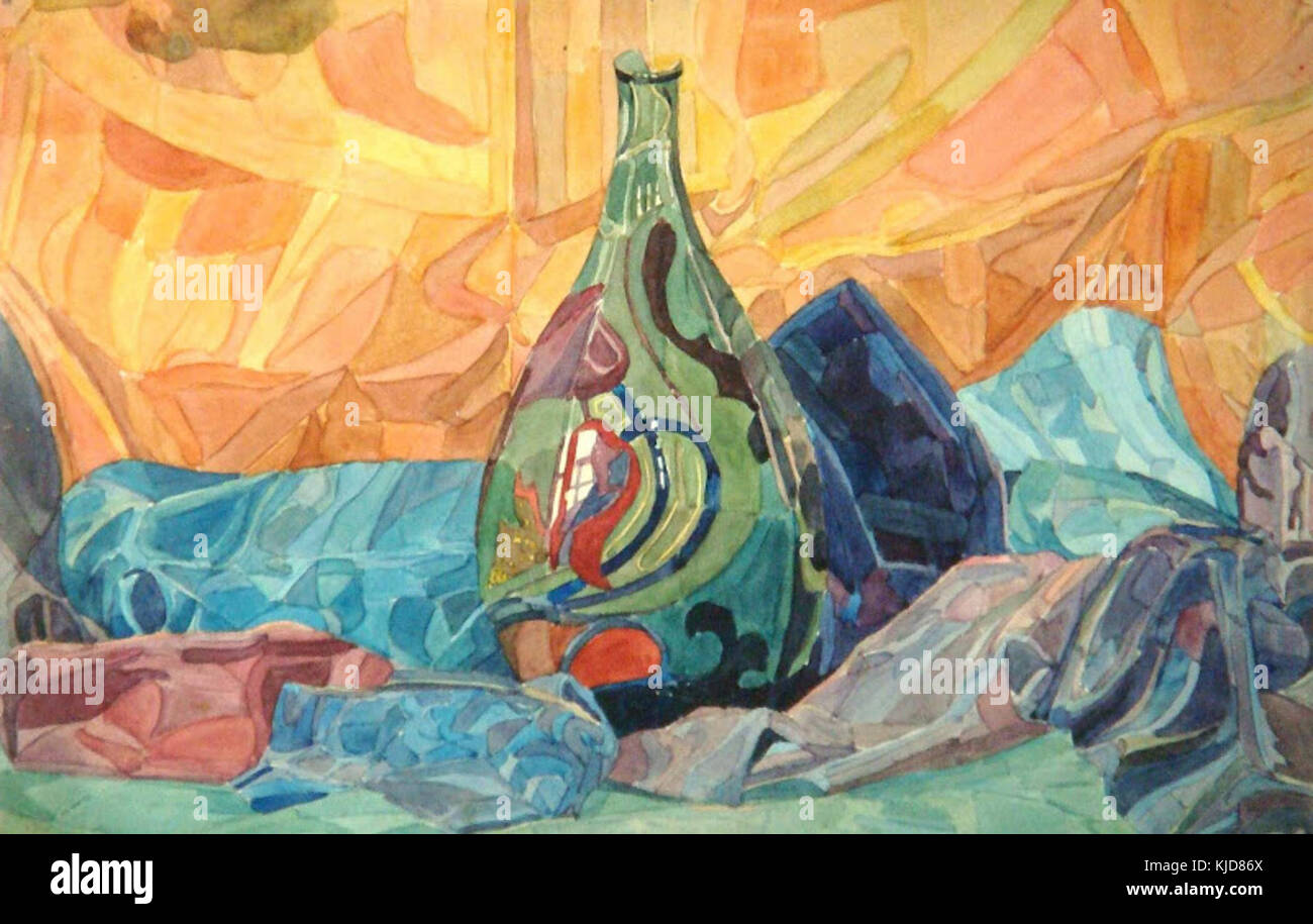 'Abstract Vase' is an artwork that embodies abstract art principles ...