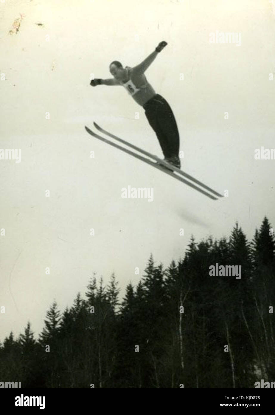 Art Johnson opens Nels Nelsen Hill Stock Photo - Alamy