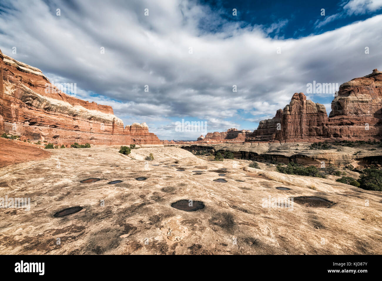 "Clouds over desert in Moab, Utah, United States Stock Photo - Alamy