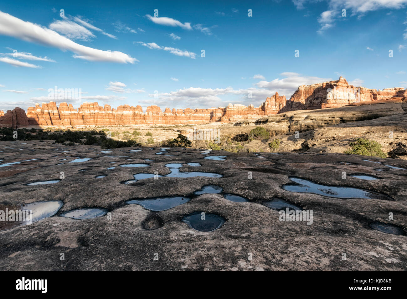 "Puddles in desert, Moab, Utah, United States Stock Photo - Alamy