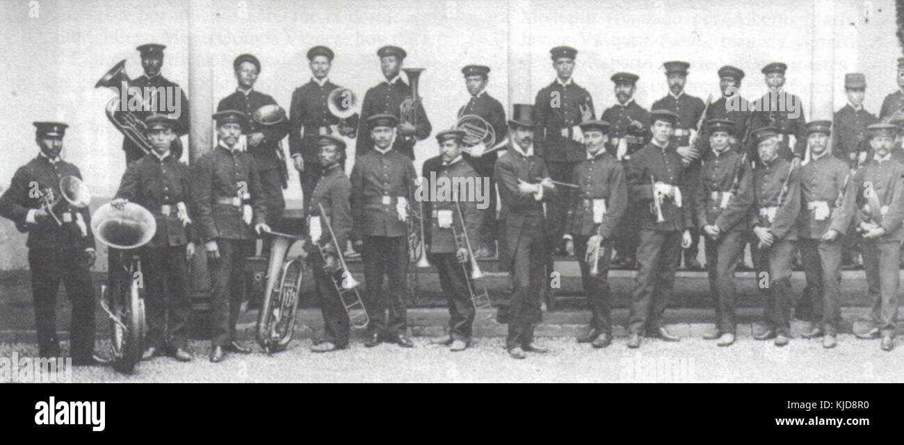Banda de Musica 1908 Stock Photo - Alamy