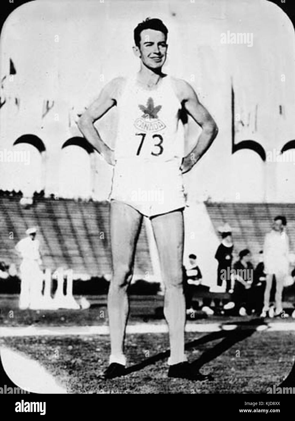 Canadian high jumper Duncan McNaughton Stock Photo - Alamy