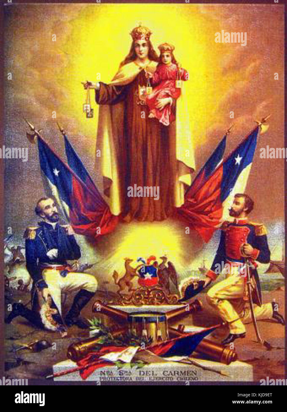 Virgen del carmen de chile hi-res stock photography and images - Alamy