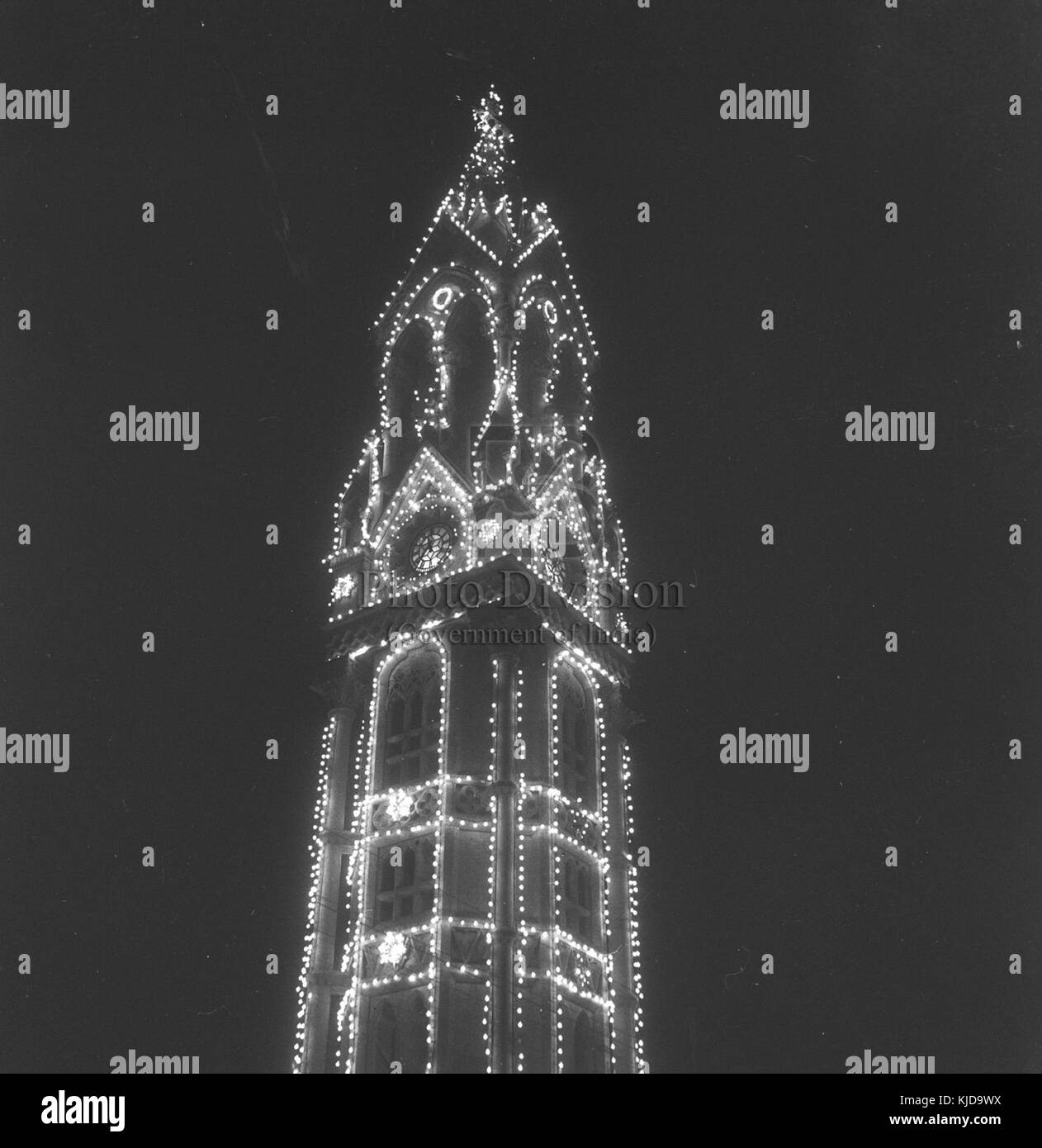 Indian celebration lights Black and White Stock Photos & Images - Alamy