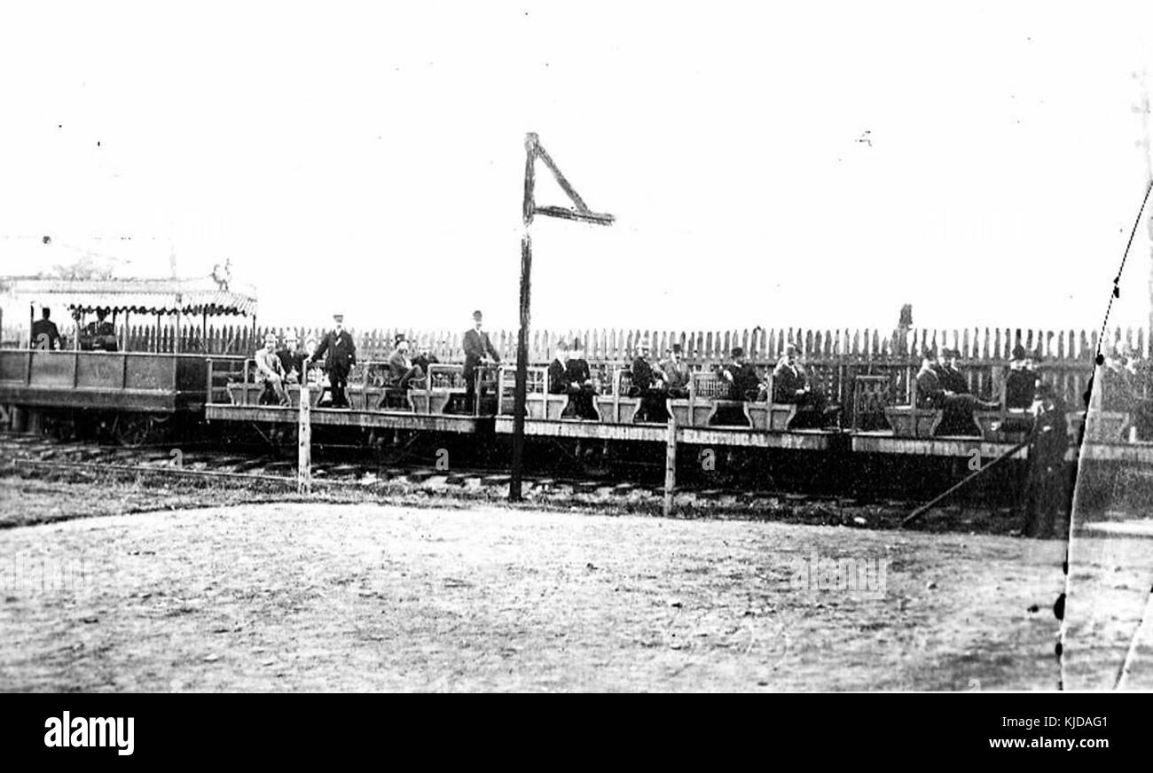 First electric railway in Canada, 1884, Dufferin St, Toronto Stock ...