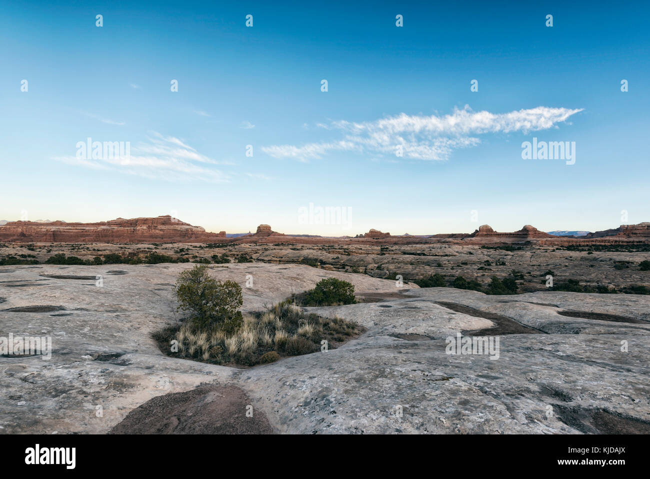"Blue sky over desert, Moab, Utah, United States Stock Photo - Alamy