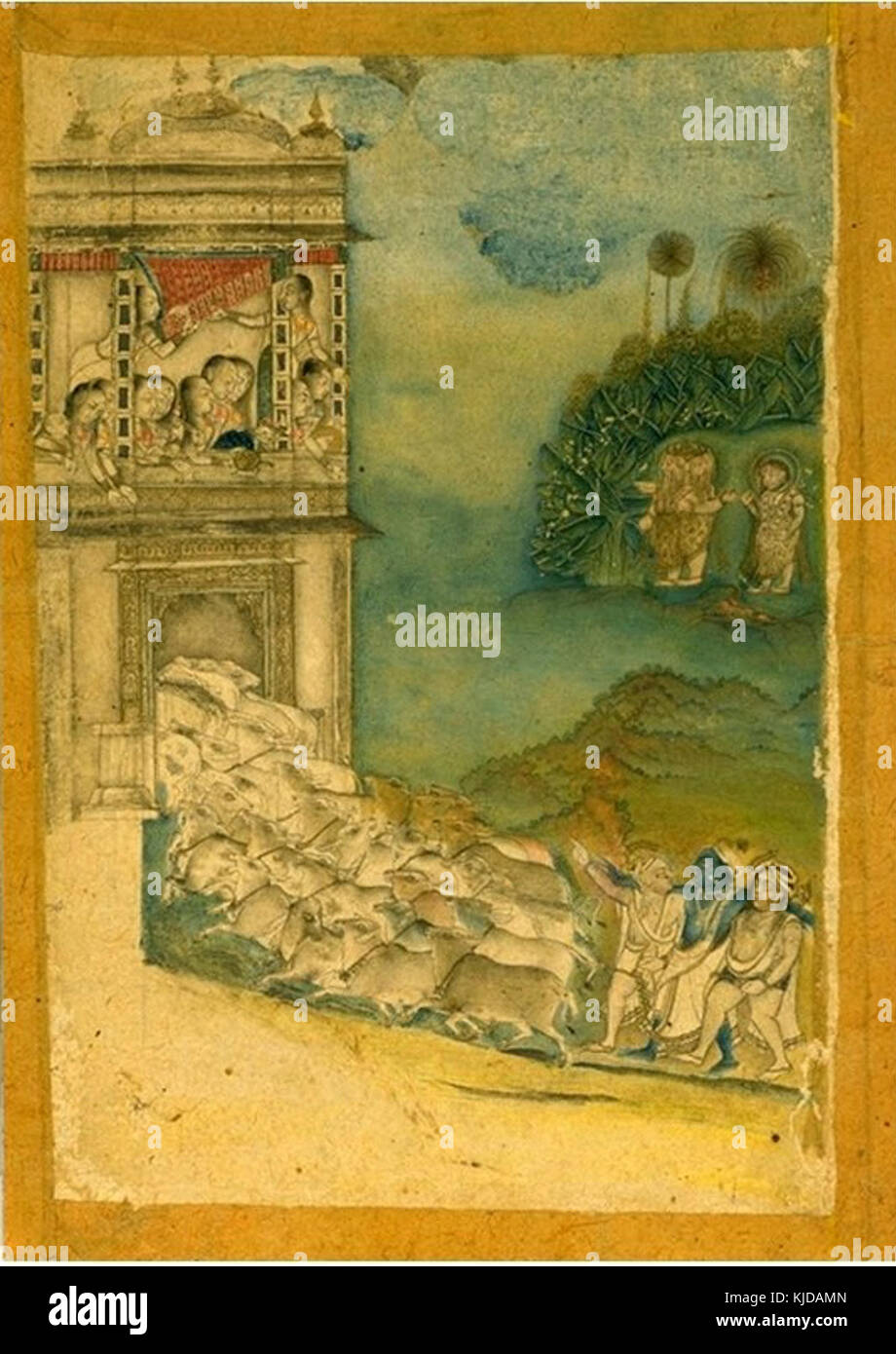 Godhuli, Mewar, ca1813 Stock Photo - Alamy