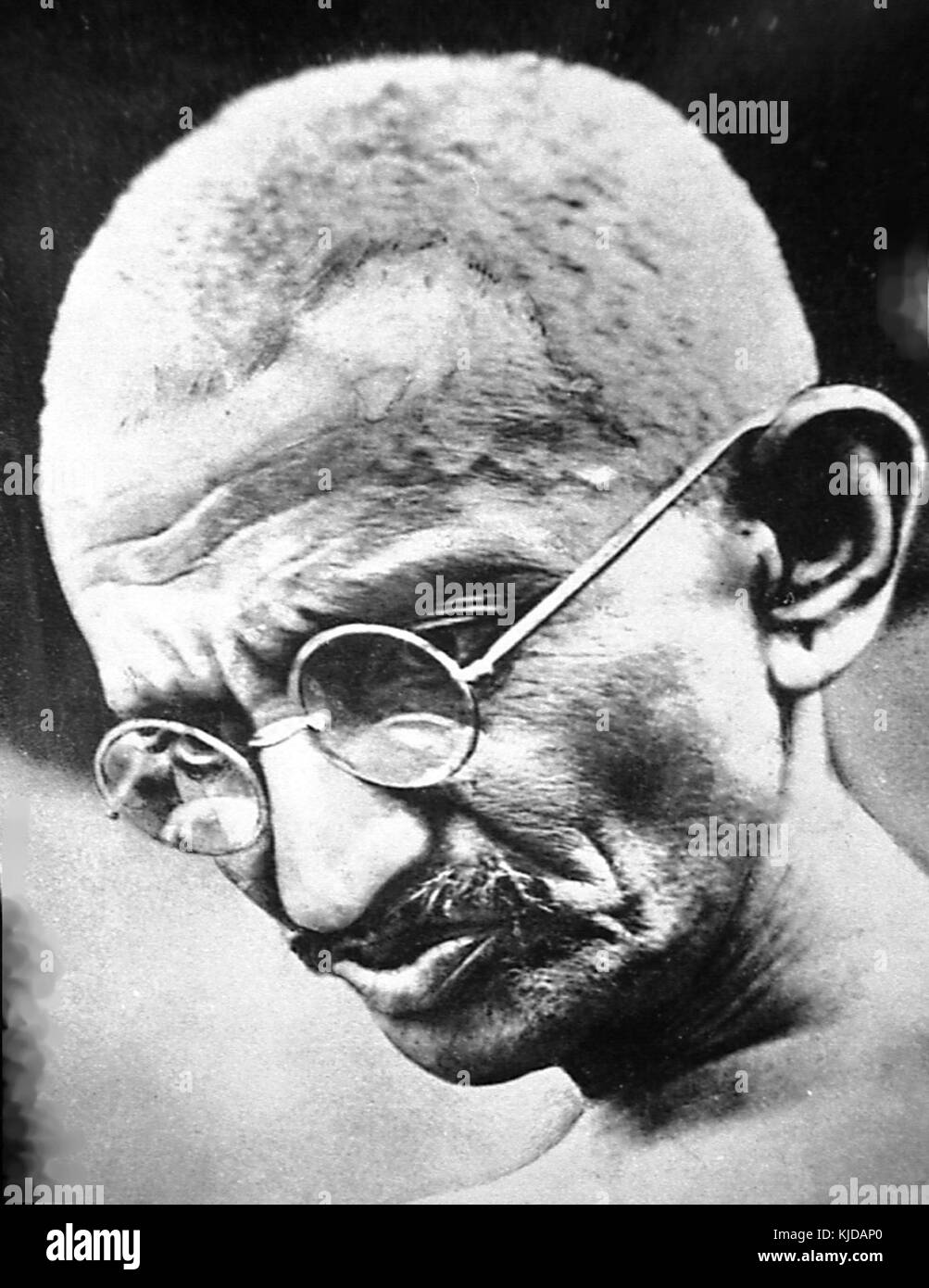Gandhi portrait 1931 Stock Photo - Alamy