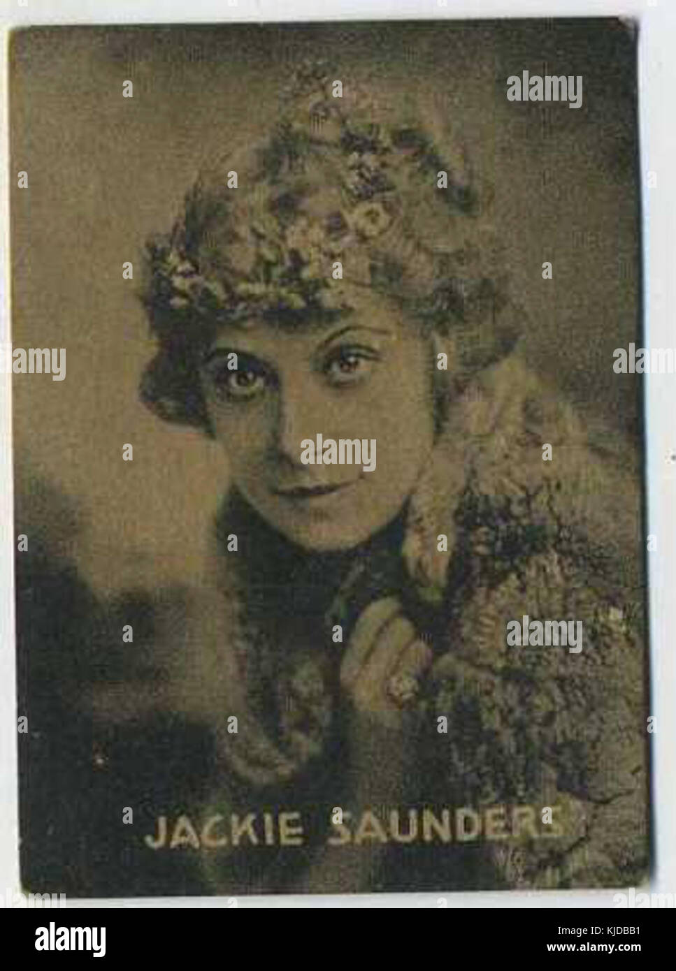 Jackie Saunders Tobacco Card Stock Photo - Alamy