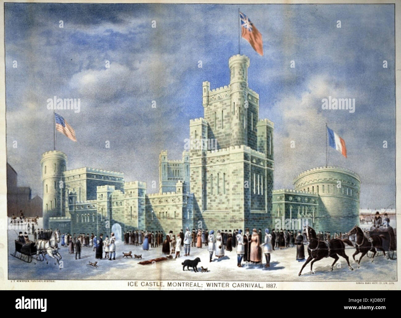 Ice castle montreal hi-res stock photography and images - Alamy