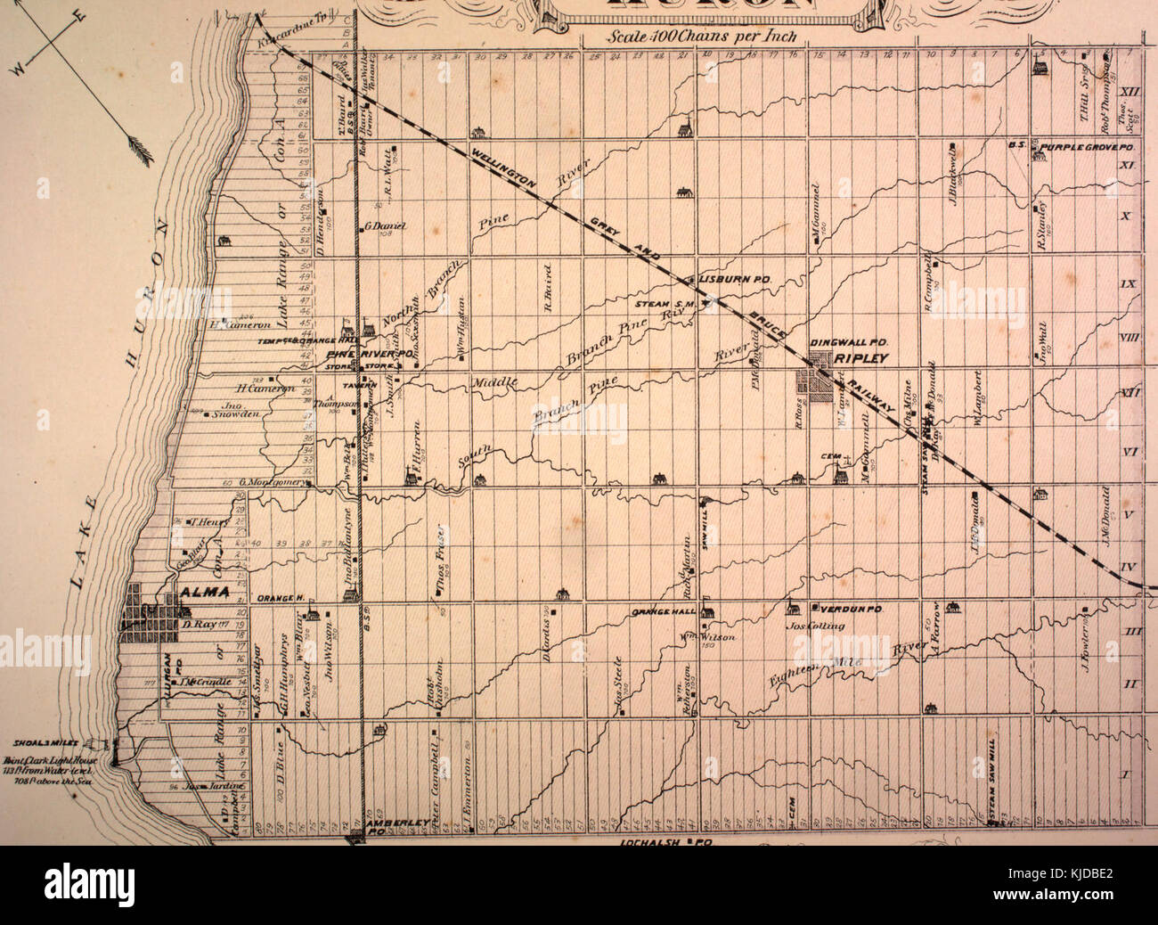 Huron township hi-res stock photography and images - Alamy