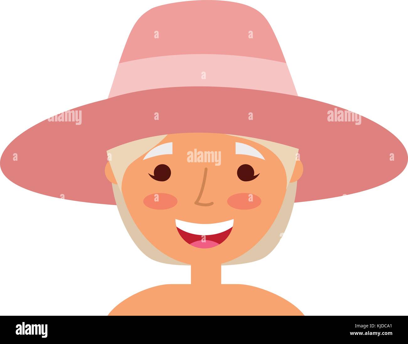 Old Woman Portrait Lady Grandma Cartoon Stock Vector Image And Art Alamy